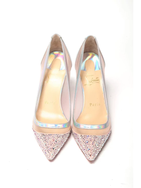 Christian Louboutin Obcasy Version Rose Embellished High Heels Pumps ...